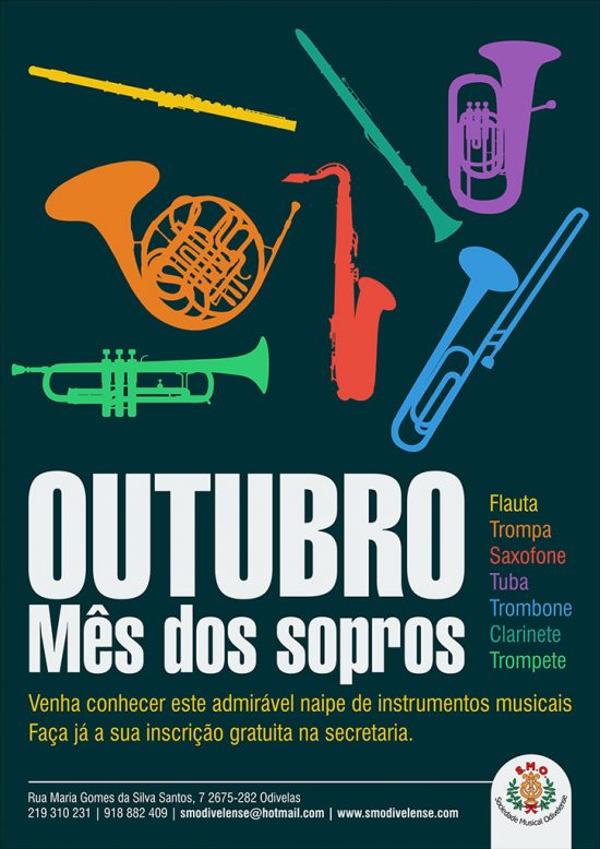 Outubro, mês dos sopros! • Sociedade Musical Odivelense